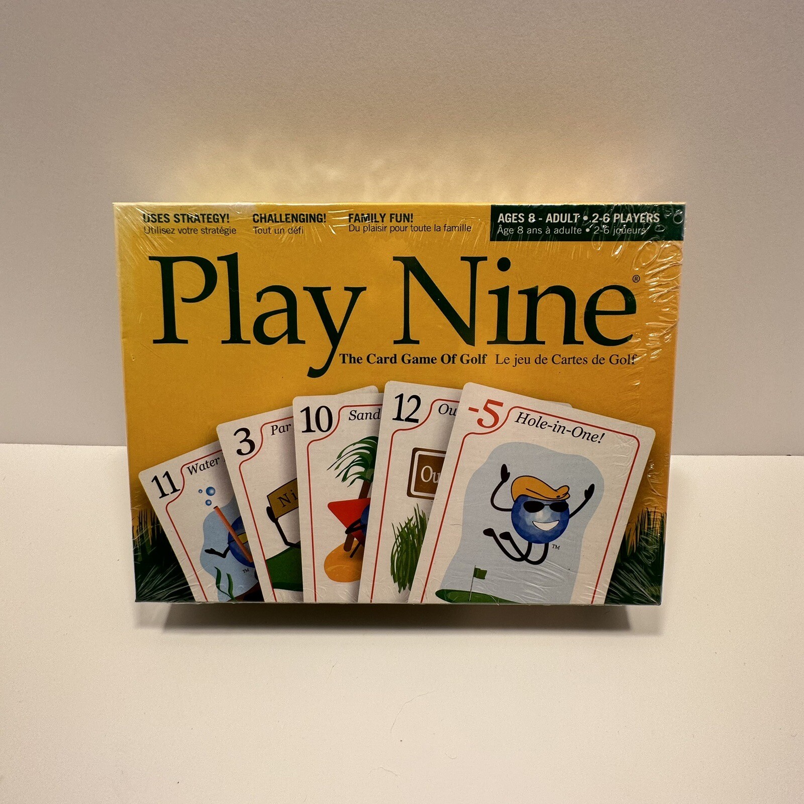 Play Nine The Card Game Of Golf 2-6 Players Strategy Card Game Ages 8 ...