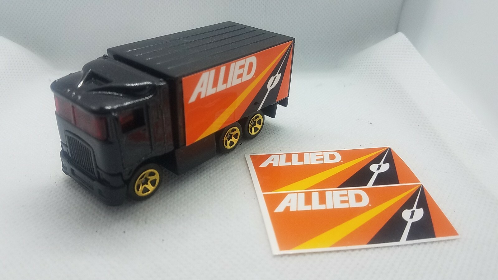 ALLIED Trucking-set of 2 stickers-fits Hot Wheels Hiway Hauler Trailer ...