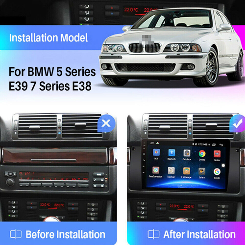6+128G For BMW 5er E39 X5 E53 E38 DVR+ Android 13 CarPlay Car Stereo Radio Navi | eBay