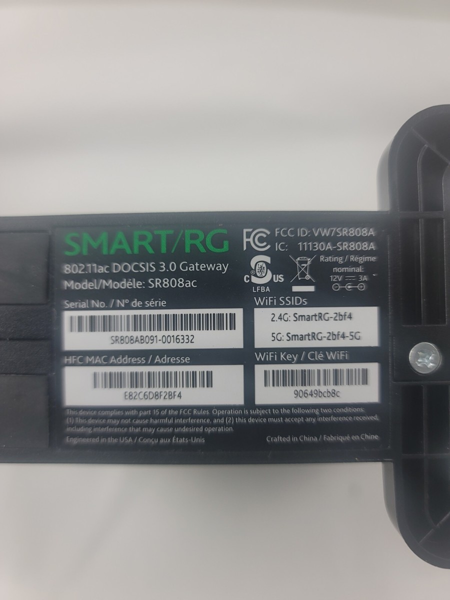 Smartrg Sr808ac LOT OF 9) SMART RG Router Modem DSL Model SR360n 4