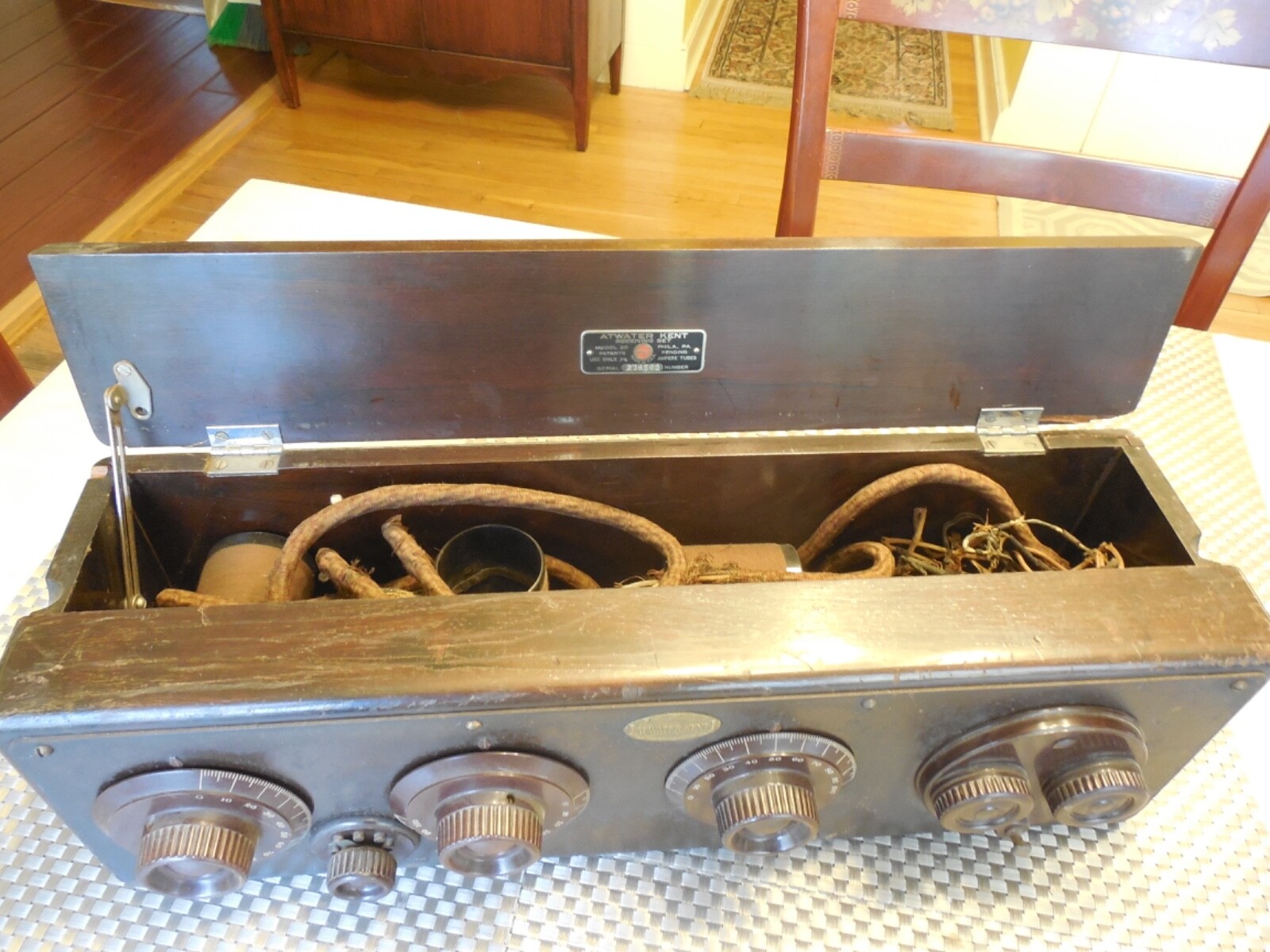 Antique Atwater Kent Model 20 Tube Compact Radio Receiver | eBay