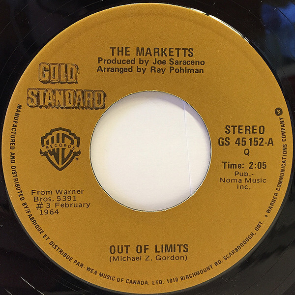 The Marketts - Out Of Limits 0 7", RE Warner Bros. Records GS 45 152 ...