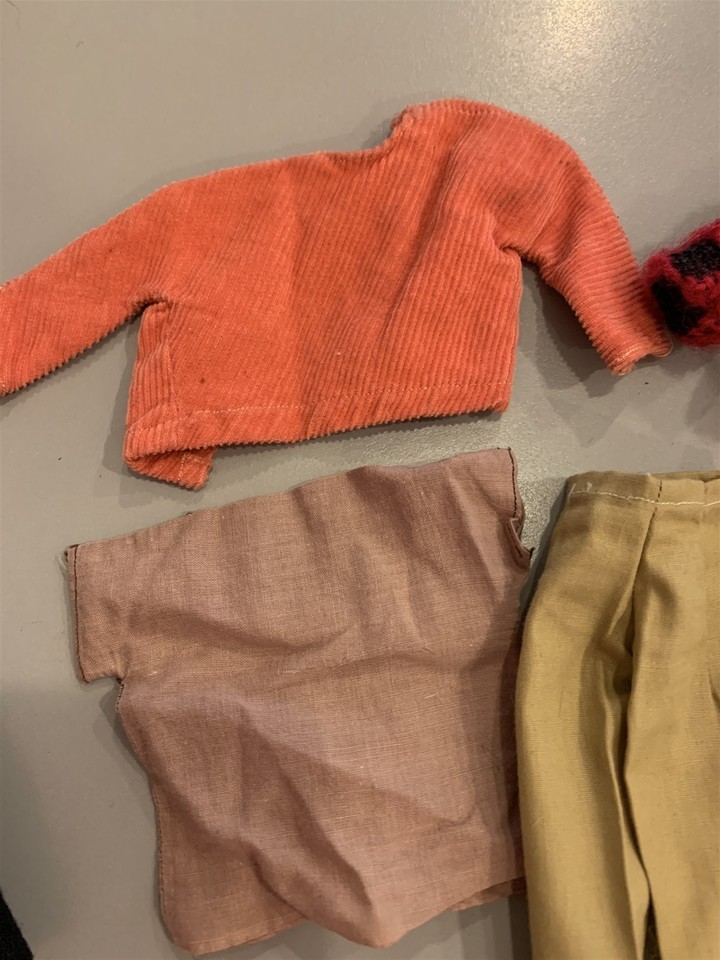 Vintage lot Barbie Midge Francie Clothes 1950's 60's era- 2 Dresses ...