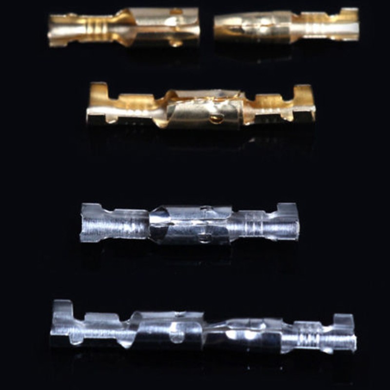 400PCS Wire Terminals Motorcycle Brass Male&Female Connectors Autos ...
