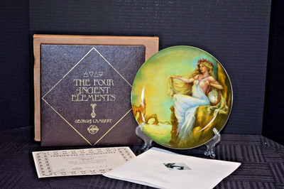Water by Georgia Lambert Plate – The Four Ancient Elements – Knowles | eBay