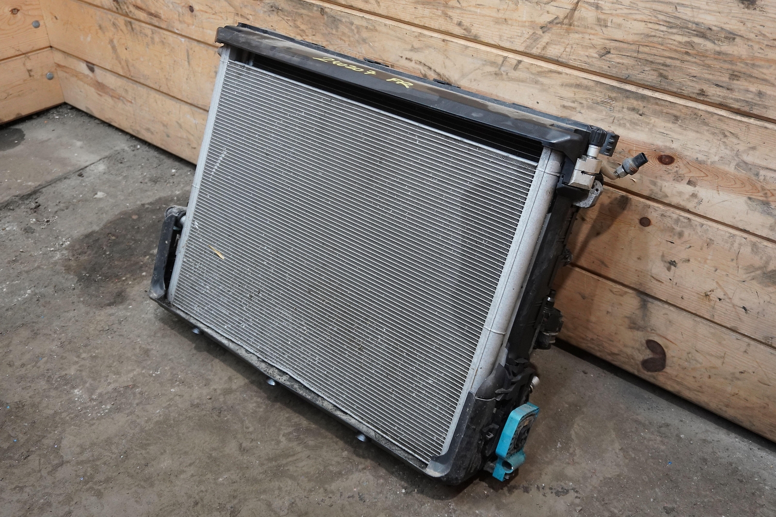 Front Radiator Ac Condenser Cooling Fan Motor 17427953399 BMW 7 Series ...