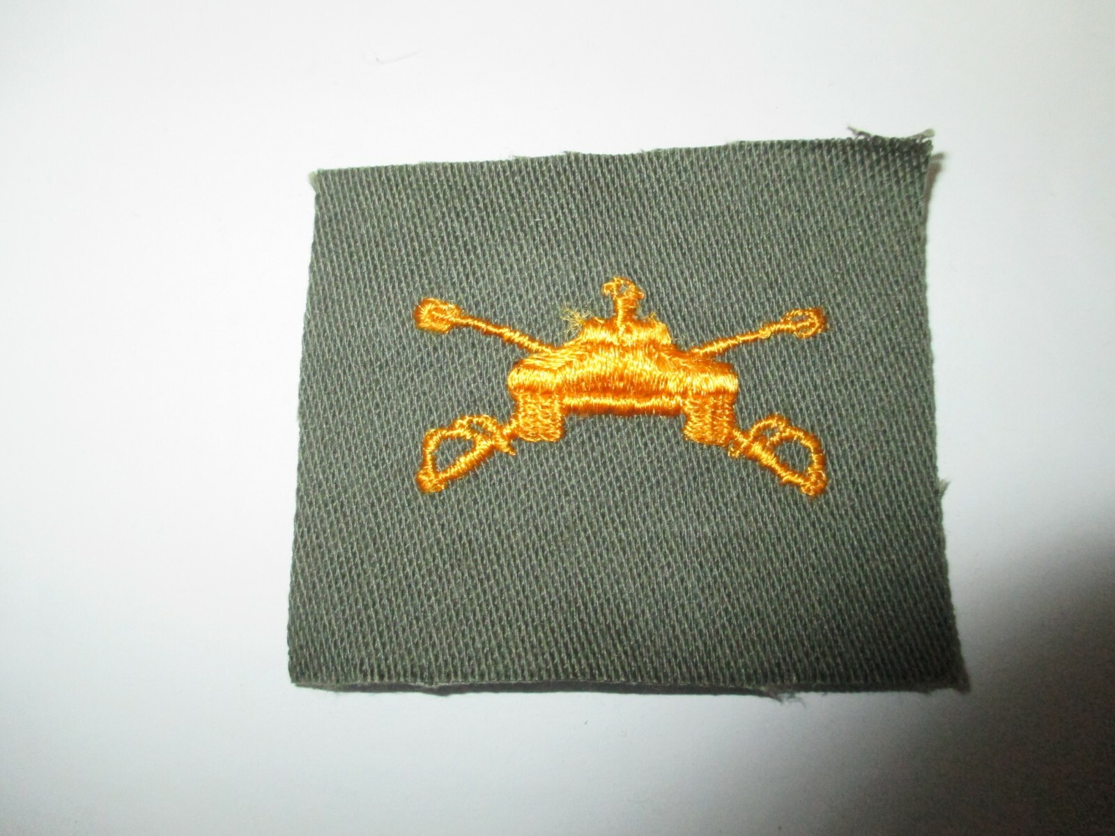 e0484 US Army Vietnam Cloth Branch Emblem Armored Officer IR15F | eBay