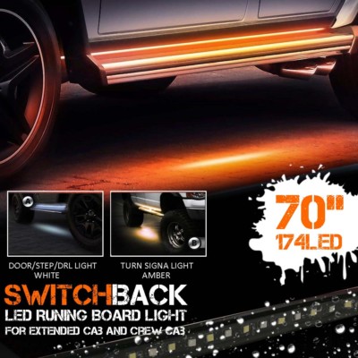 Running Board Side Step LED Light kit, For Chevy Dodge GMC Ford Trucks ...