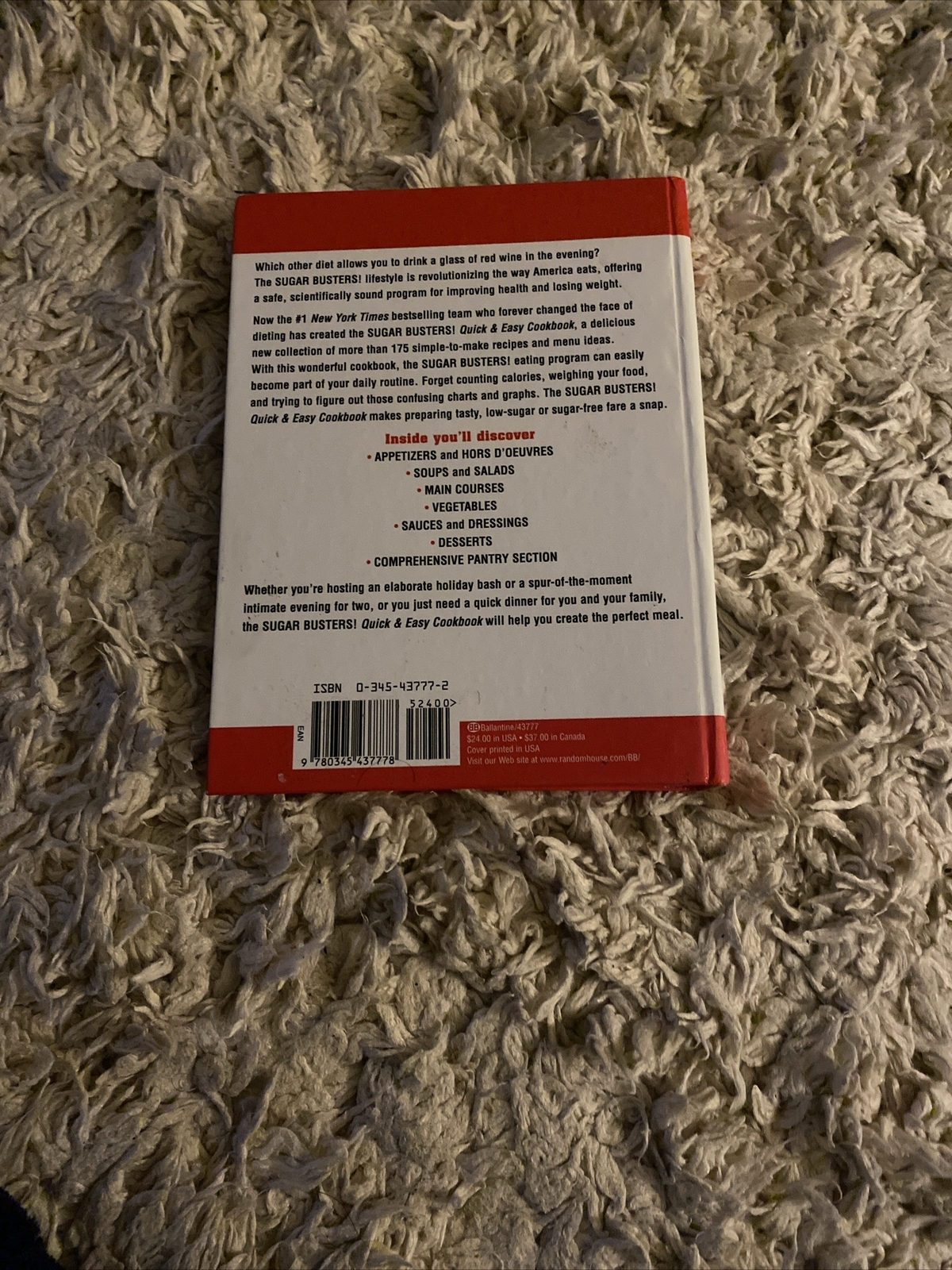 Sugar Busters! Cookbook : Featuring 150 Sugar-Busting Recipes for Quick ...