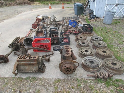 Large Big LOT MG T SERIES Vintage Parts MG TD TF 1950'S Engines Trans ...