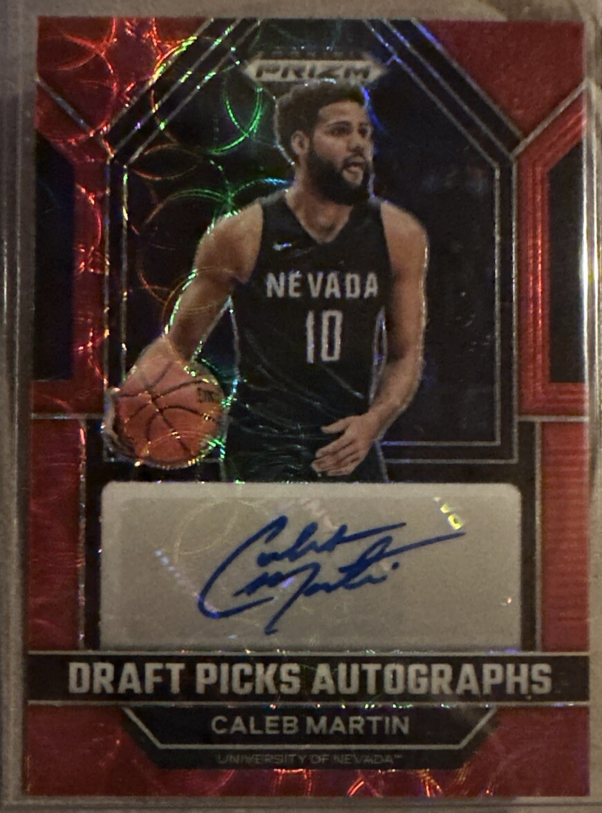 Caleb Martin Nevada Basketball Panini Retro Autograph Rookie Card 1/40 ...
