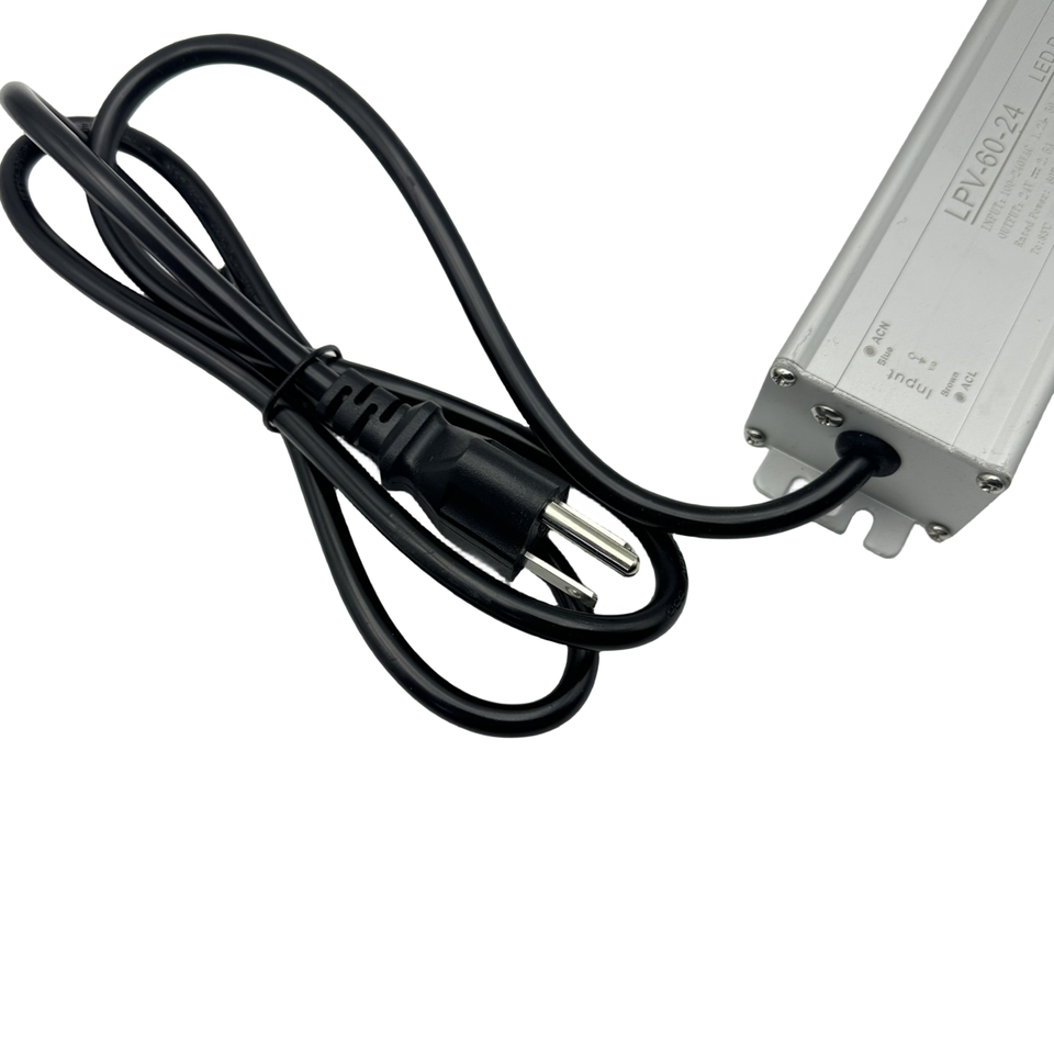 US 60W-400W Power Supply AC110V to DC12V/24V LED Driver Transformer ...