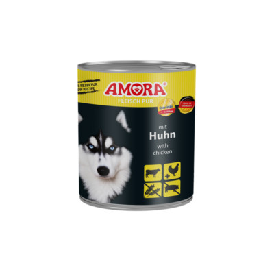 AMORA Cibo Per Cani Carne Pura Pollo 12 X 800G (5,20€/Kg) | eBay