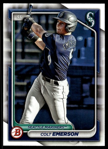 2024 Bowman #BP-10 Colt Emerson Seattle Mariners | eBay