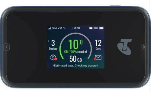 TELSTRA 5G WI-FI PRO ZTE MU500 ROUTER GIGABIT LAN PORT 4G 4GX MOBILE ...