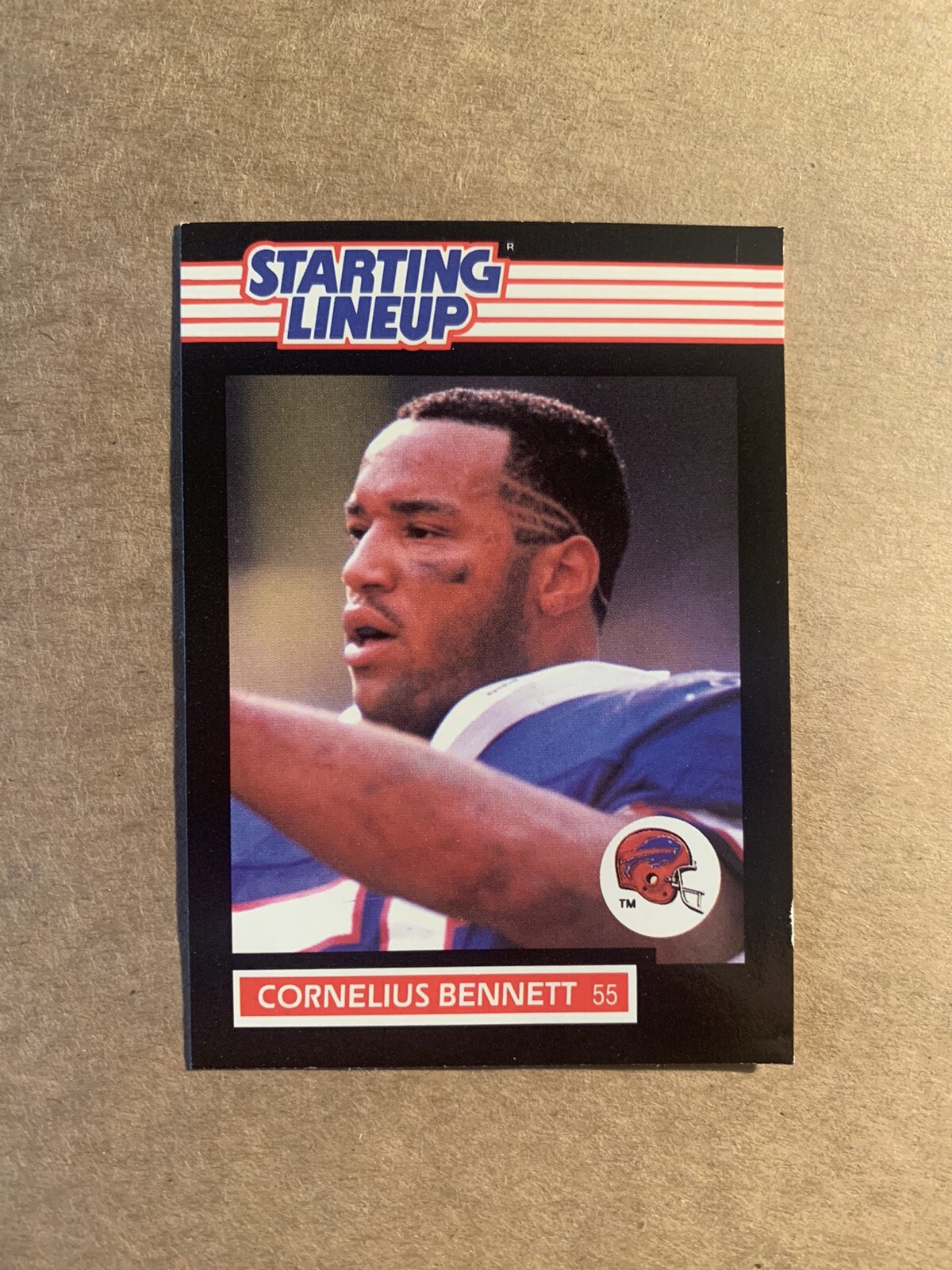 Cornelius Bennett 1989 Kenner Starting Lineup Card - Buffalo Bills | eBay