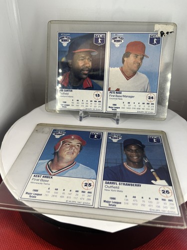 Kraft Home Plate MLB Heroes Joe Carter- Pete Rose- Kent Hrbek- Darryl ...