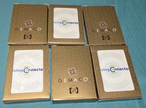 LOT OF 6 NEW PACK Gemco Playing Cards GPI PREMIUN LIVING CONNECTED ...