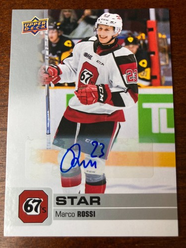 2019-20 Marco Rossi CHL Autograph RC Rare Auto | eBay