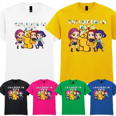 Children In Need Pudsey Bear Kids T-Shirt Dancing Girls Spotty Day ...