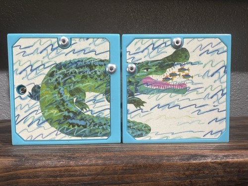RARE ERIC CARLE ANIMAL SOUNDS OF THE WILD MATCHING BLOCKS SET VIDEO ...