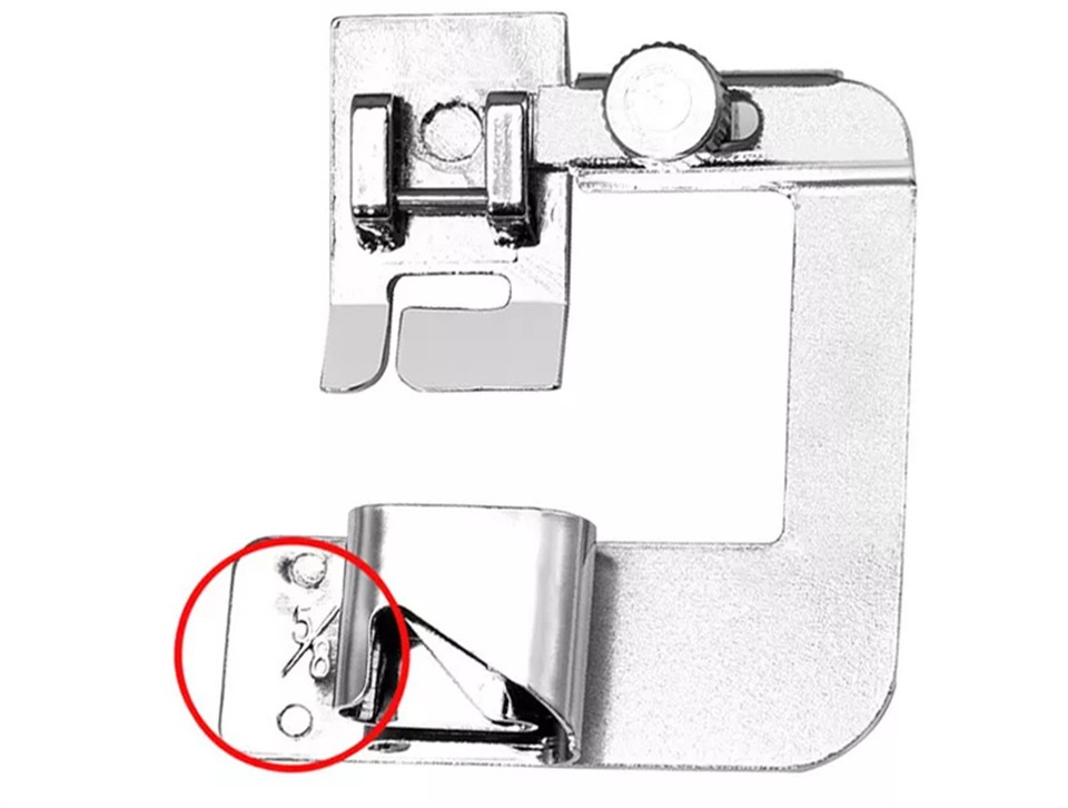 Domestic Sewing Machine Hemmer Foot Presser Rolled Hem Feet For Brother ...