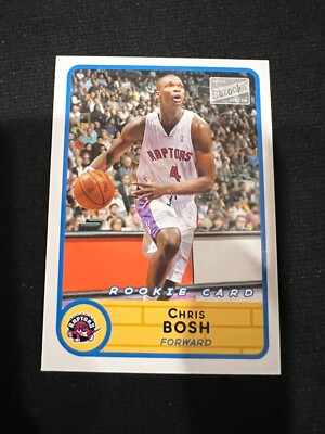 CHRIS BOSH Toronto Raptors 2003-04 Topps Bazooka #228 Rookie Card RC ...