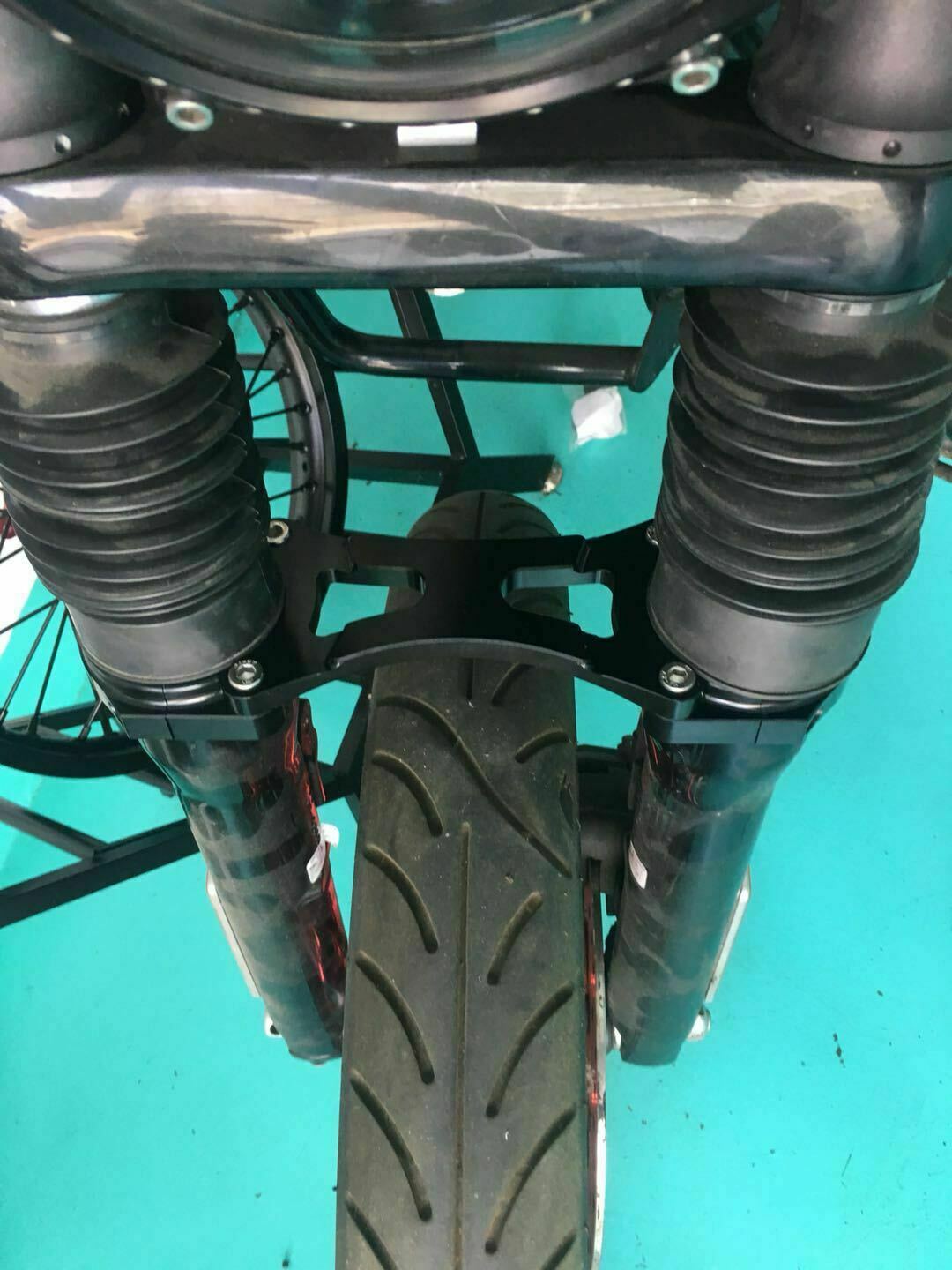49mm Fork Brace for Harley Dyna Super Glide FXD Low Rider FXDL Street ...