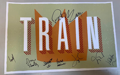 Autographed Train Poster | eBay