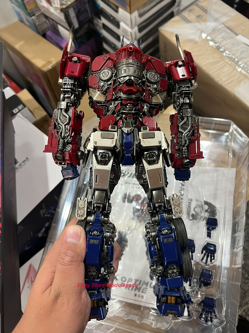 Threezero 3A Optimus Prime Diecast Transformation Toy Action Figure In ...