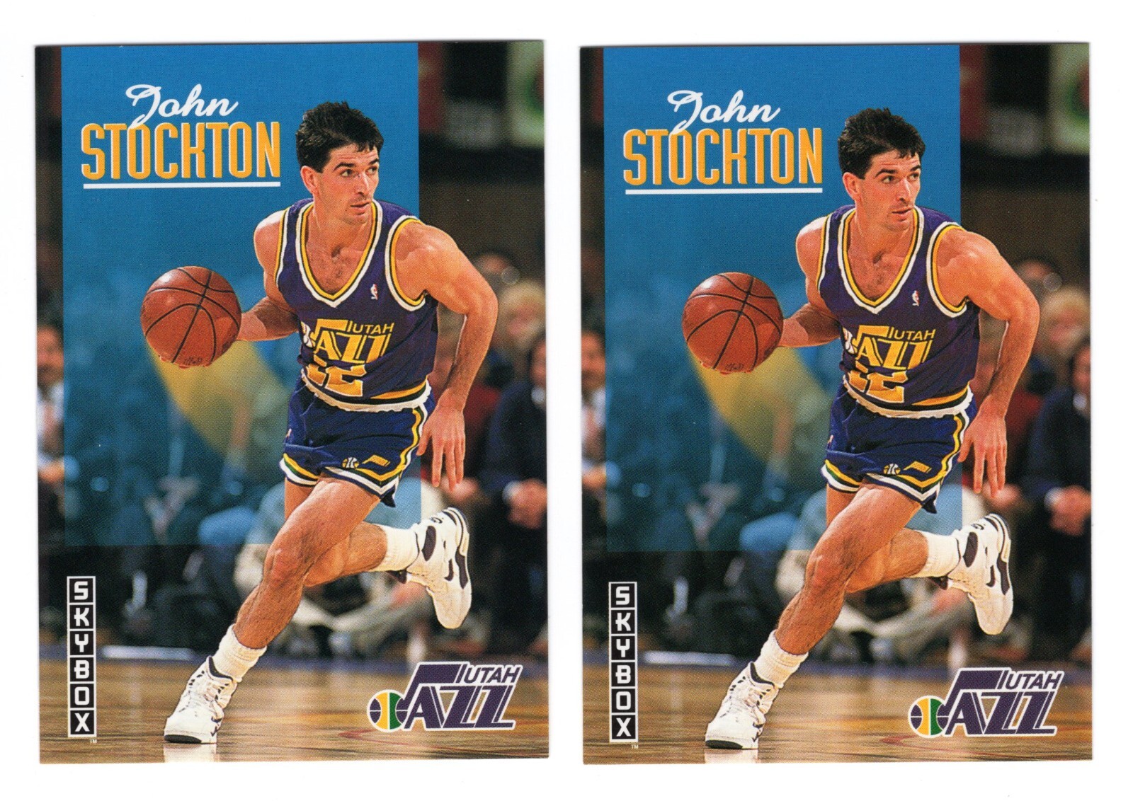 (2) 1992-93 SKYBOX JOHN STOCKTON CARD #244 LOT **NM-MT** UTAH JAZZ | eBay