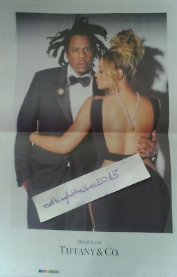 Beyoncé Jay-Z Tiffany&co about love large ad 2021 | eBay