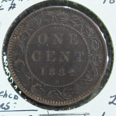 1882 - H Canadian 1 Cent Large Cent Coin 1/2 Price Sale EB#399 | eBay