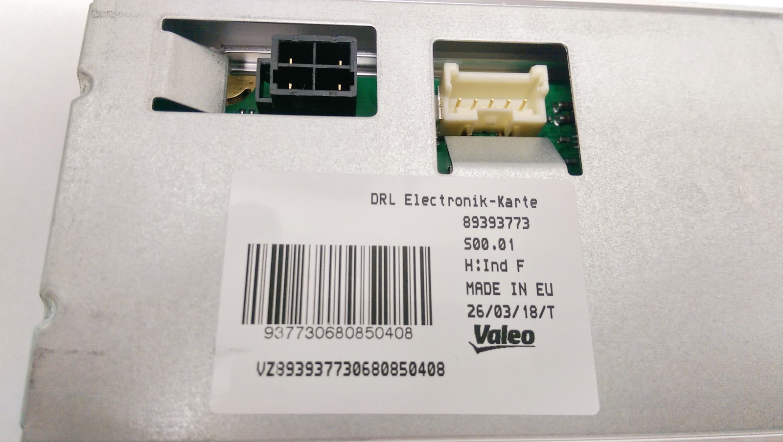 89393773 1pc Original Valeo Control Module DRL Electronik-karte for VW ...