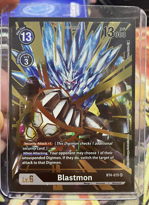 Blastmon (Alt Art) | BT-075 | Digimon TCG | eBay Australia