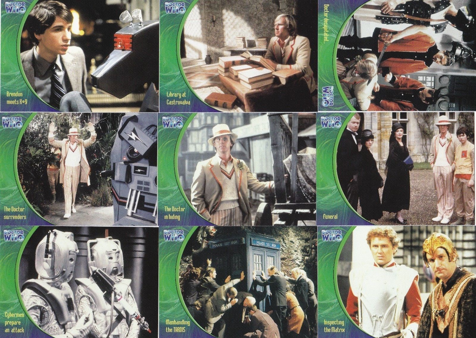 2002 Doctor Who Definitive Collection Series Three Complete 120 Card ...