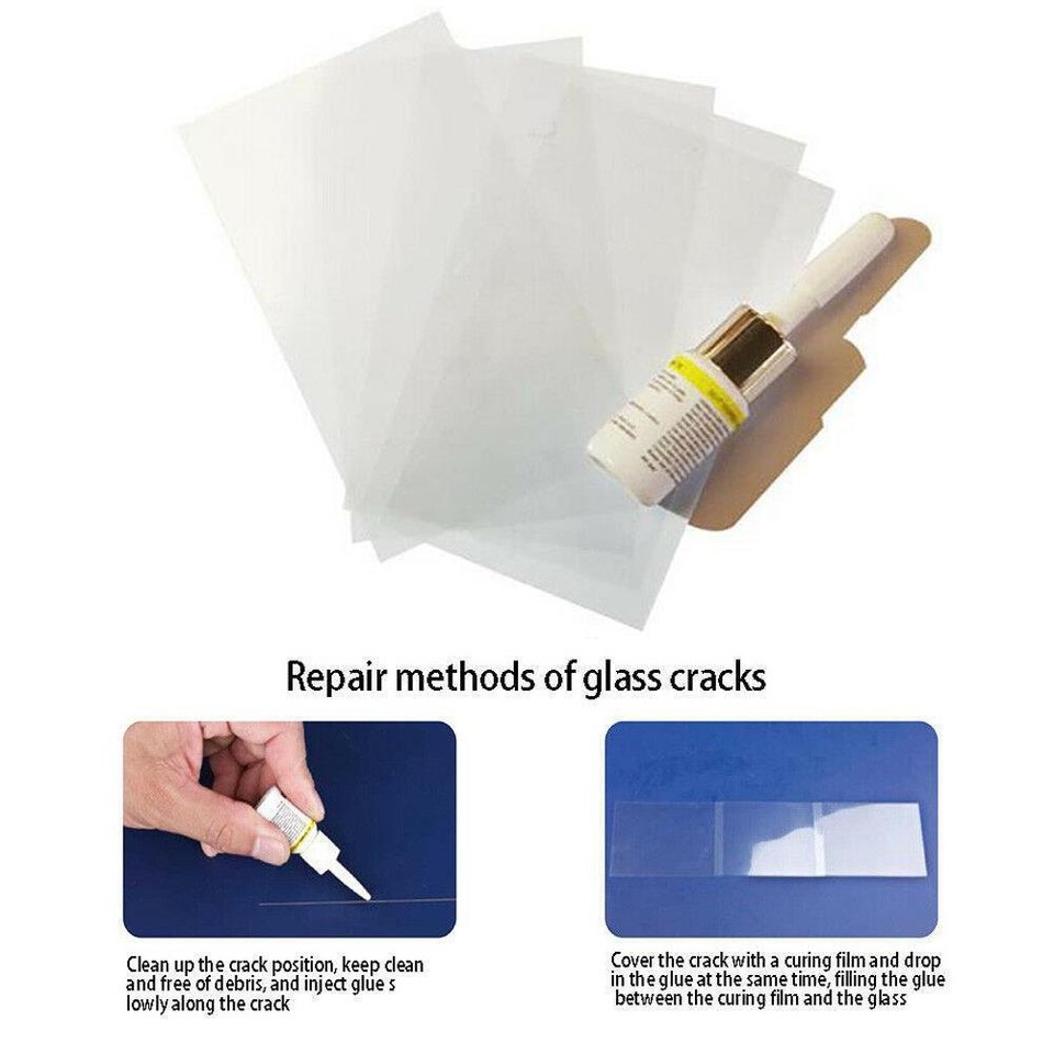 2x Car Windshield Repair Kit Wind Screen DIY Windscreen Glass Chip ...
