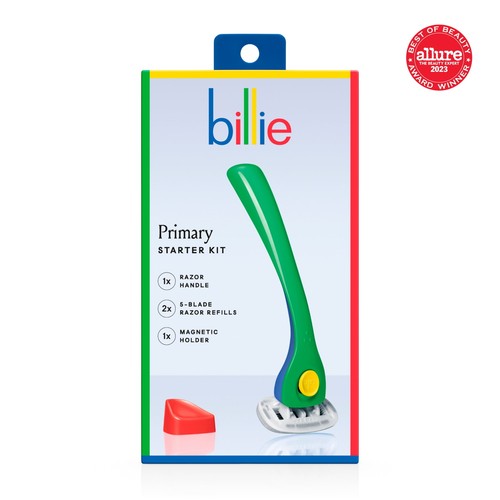 Billie 5-Blade Women's Razor Primary Starter Kit,2 5-Blade Women's ...