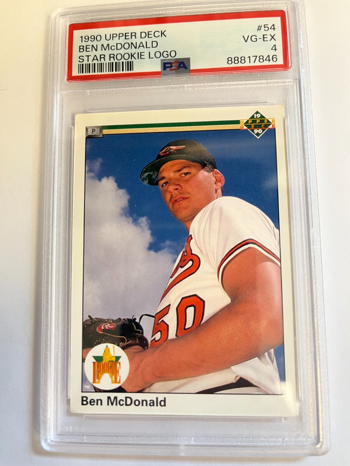 1990 Upper Deck Ben McDonald Star Rookie Logo #54 PSA 4 | eBay