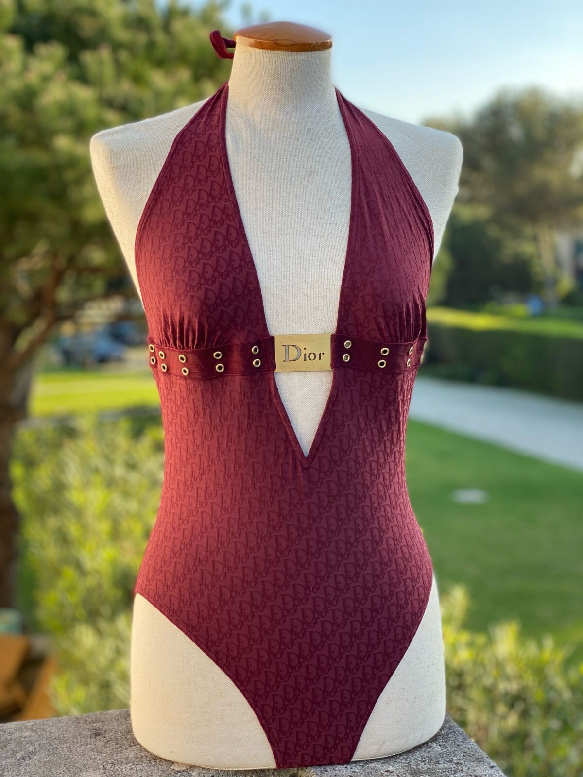 Christian Dior One Piece Monogram Swimsuit - Gem