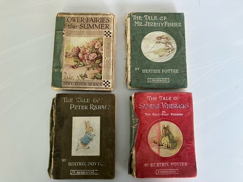 BEATRIX POTTER FIRST EDITIONS PETER RABBIT JEREMY FISHER CHILDREN’S ...