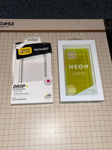 OtterBOX Symmetry Series Phone Case plus neon yellow case for iPhone 12 ...