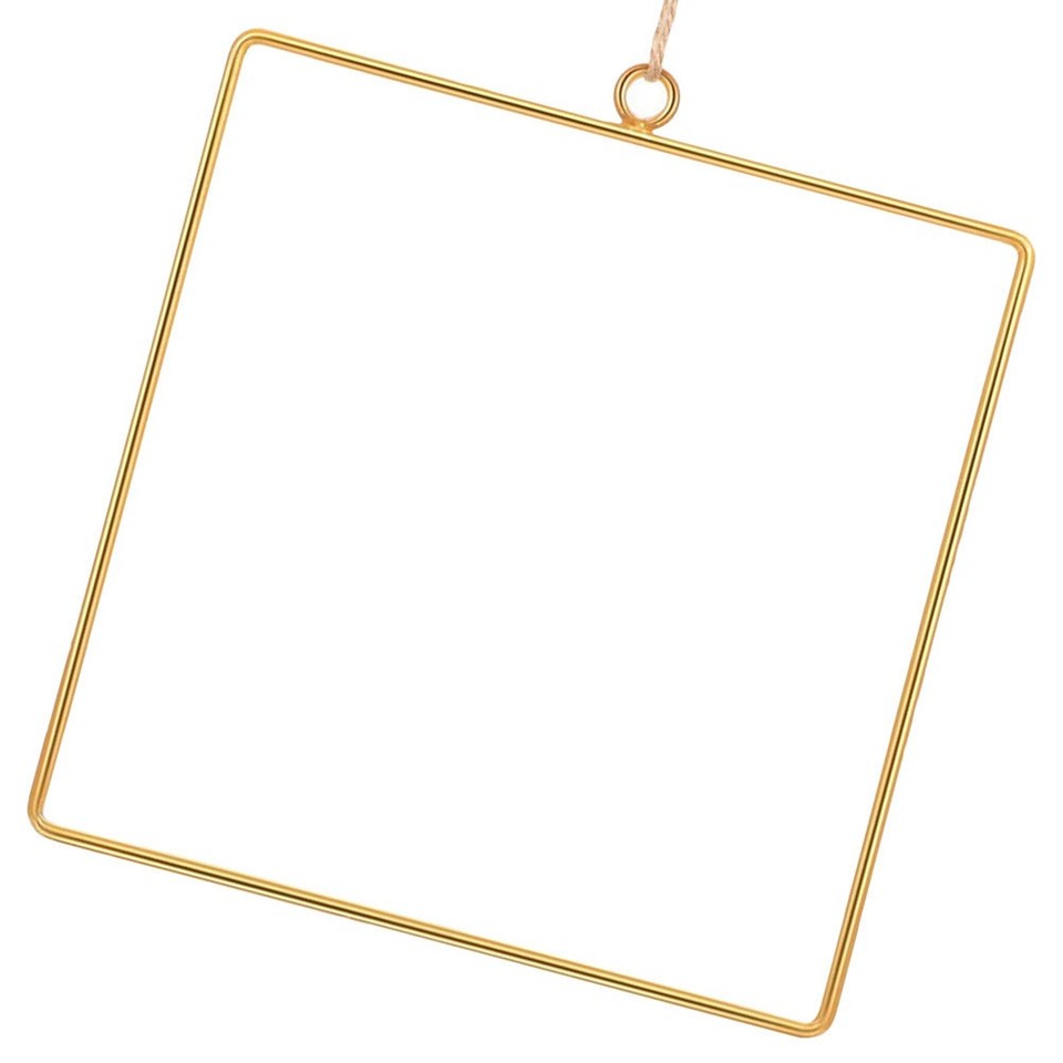 3pcs Decorative DIY Wreath Multi-function Flower Frame Delicate Square ...