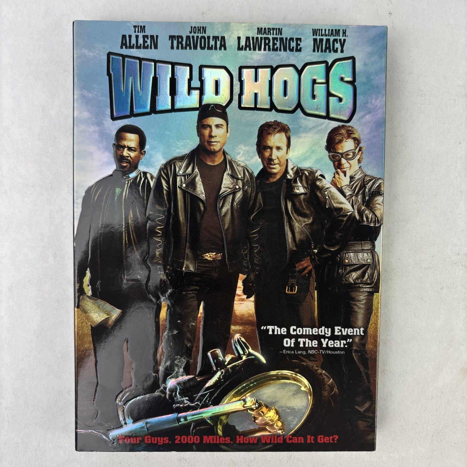 Wild Hogs (DVD, 2007) W/ Slipcover, Tim Allen, John Travolta, Martin ...