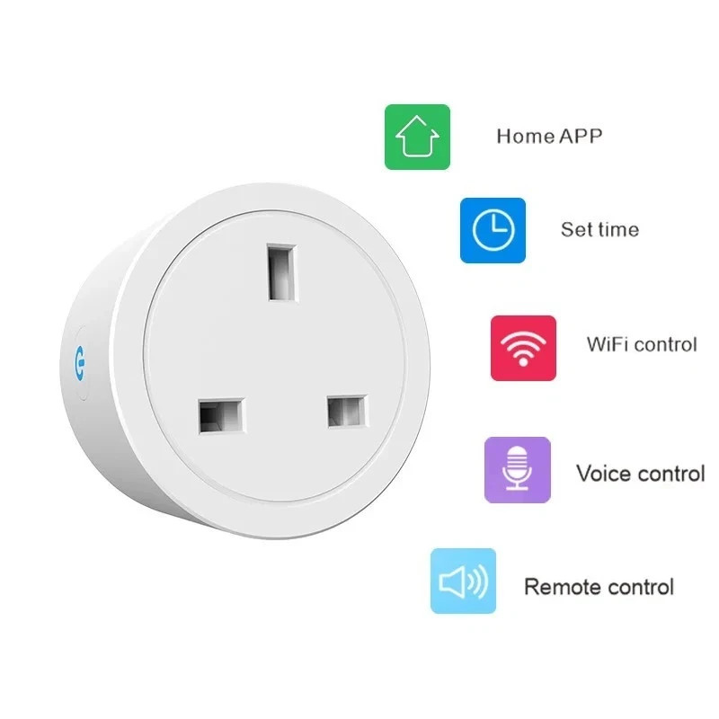 Wireless Smart Plug WiFi Sockets Power Socket for Google Home & Alexa ...