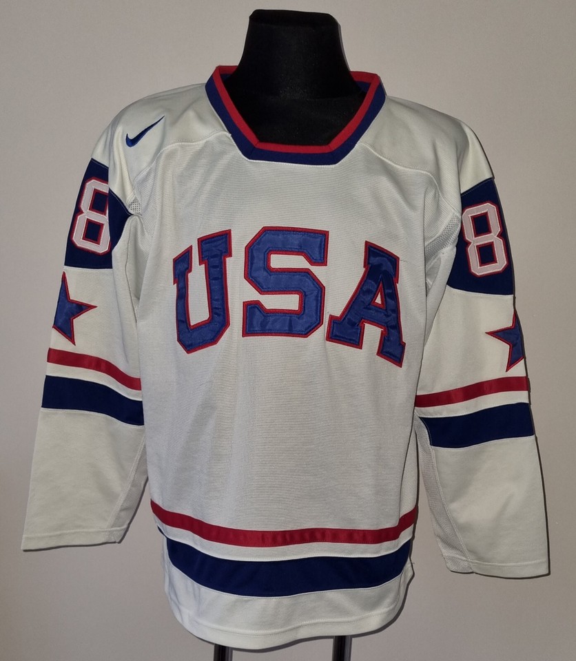 USA Vintage National Hockey Team Nike Player Issue Jersey #88 Kane size ...