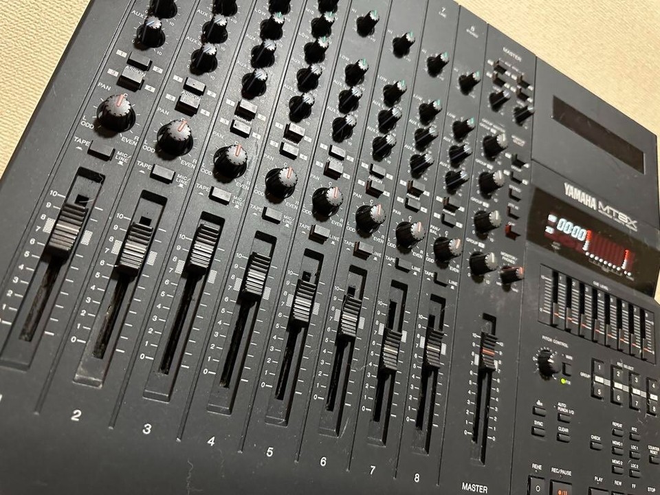 Yamaha MT8X Multitrack Cassette Tape Recorder 8-Track Mixer Tested ...