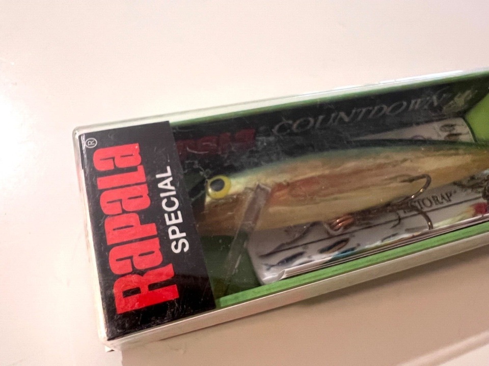Rapala Special Countdown 9 Gold Chrome Green Very Rare Discontinued | eBay