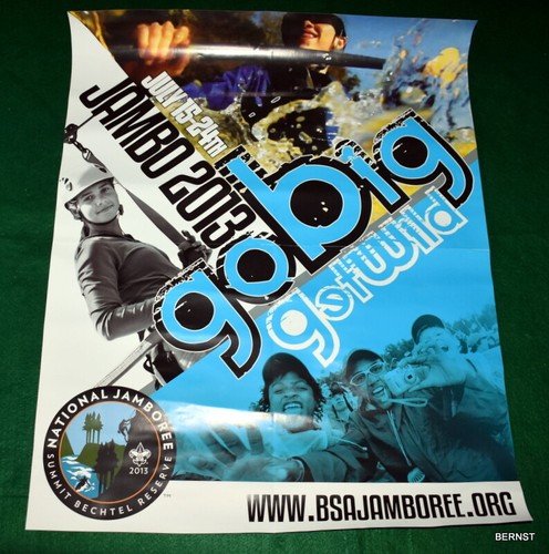 BOY SCOUT - 2013 JAMBOREE POSTER - 28 x 18" | eBay