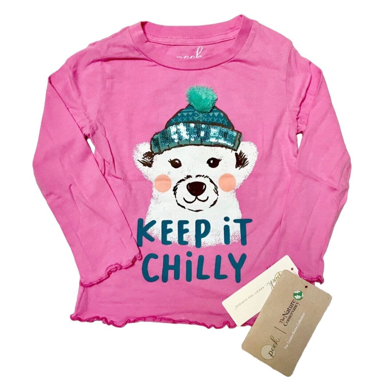 NWT Peek Keep It Chilly Tee Size 3T | eBay